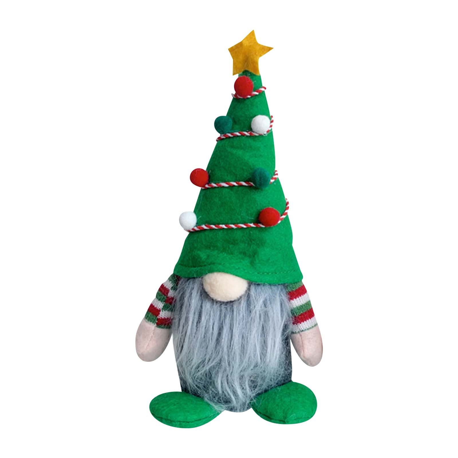 Christmas Tree With Xmas Hat Dolls Toy Doll Decoration Props Cute ...