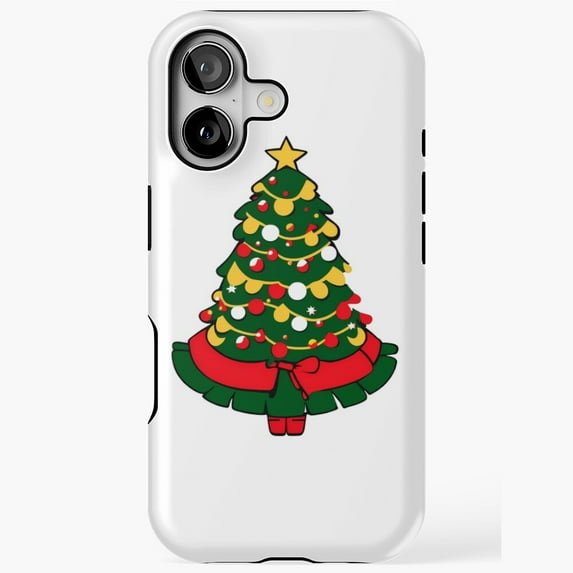 Christmas Tree and Holiday Decorations Festive Scene Phone Case 17 16 ...