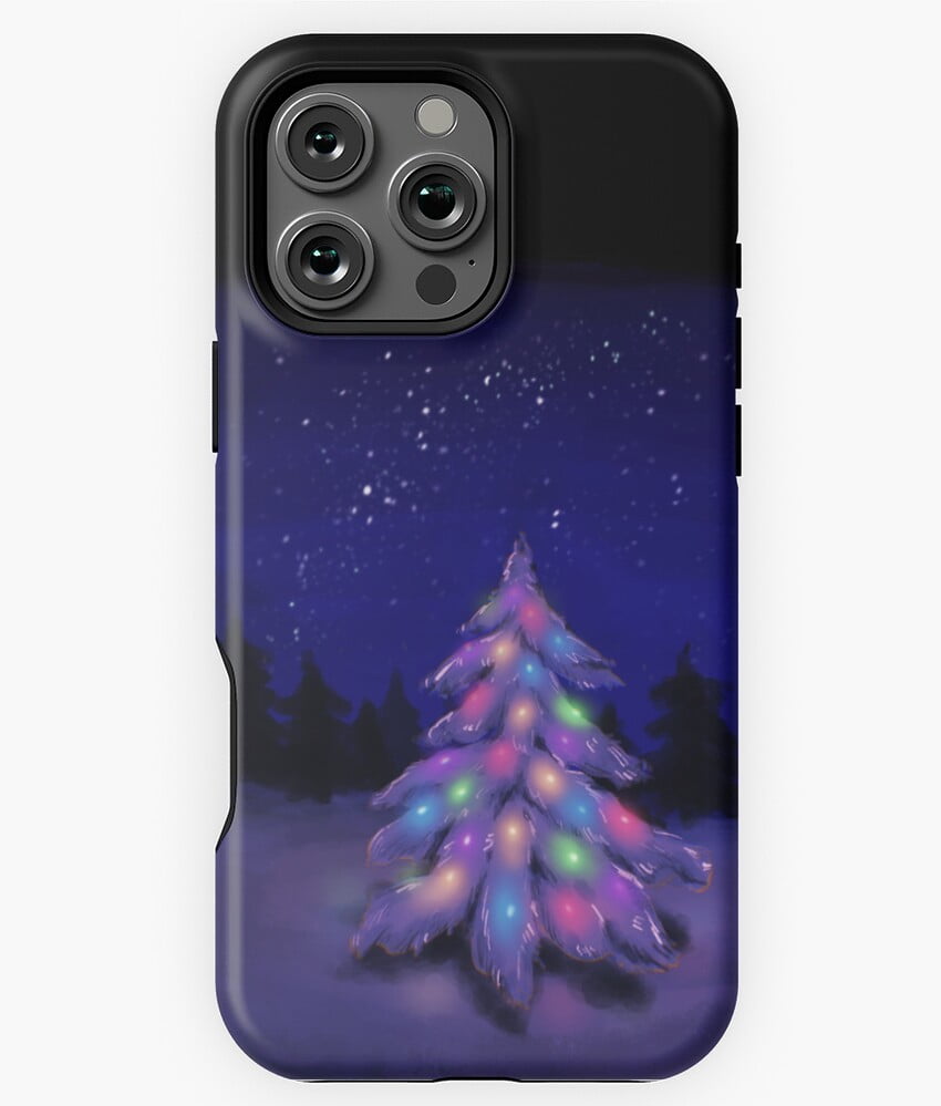 Christmas Tree in The Starry Forest Phone Case for iPhone 16 15 14 13 12 11 Pro Max - Walmart.com