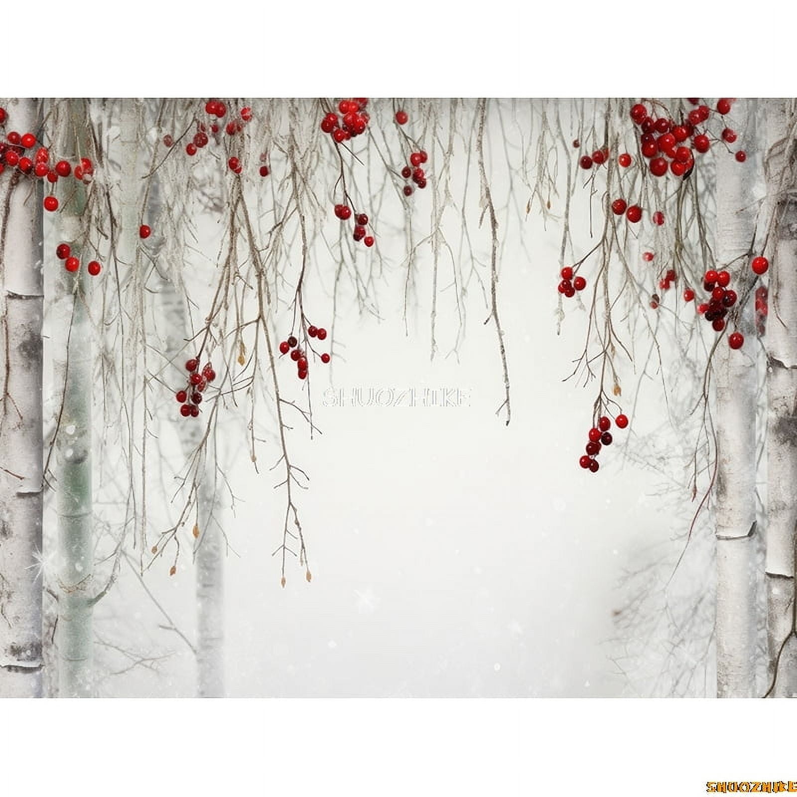 Christmas Tree ration Living Room Photography Backdrops Welcome New Year Holiday Fireplace ...