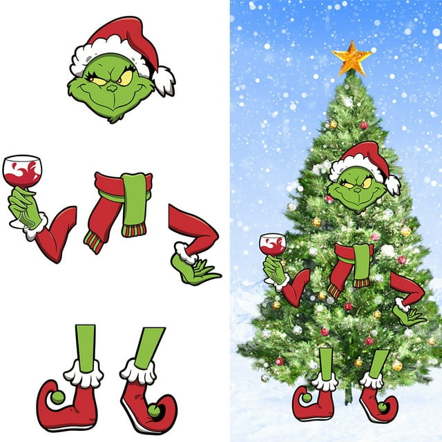 Christmas Tree toppers,Grinch Tree Decorations,Grinch Christmas Tree ...