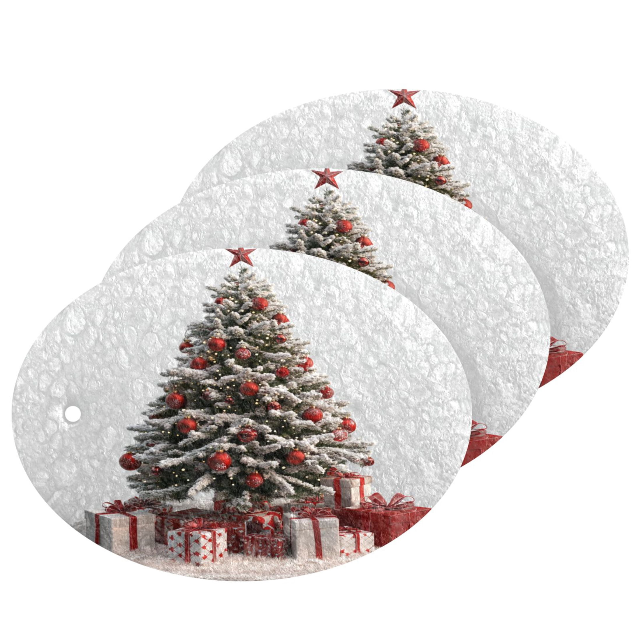 Christmas Tree with Gifts 3 Pack Dish Sponges Bulk Natural Sponges ...