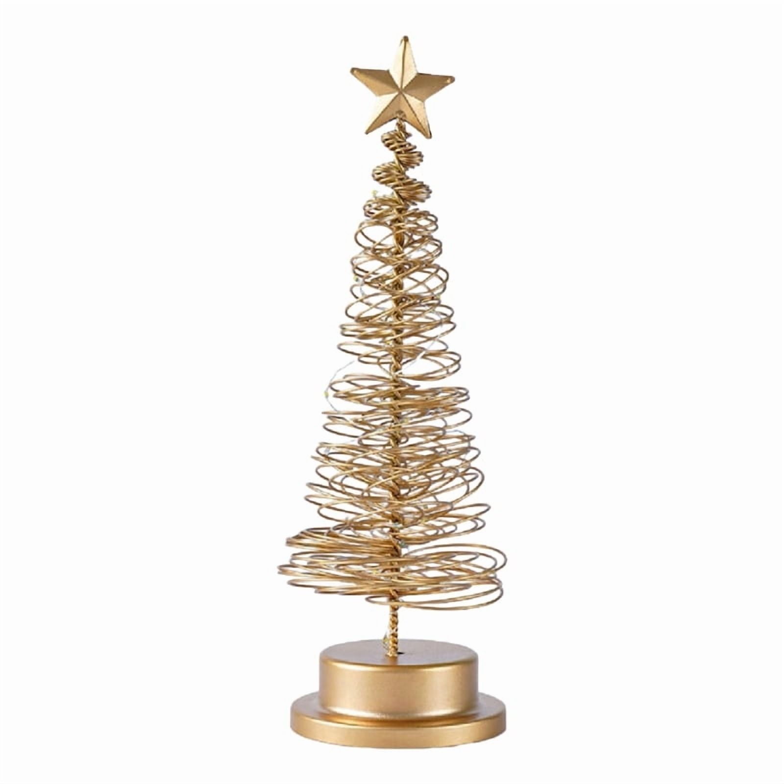 Christmas Tree with LED Light Star Toppers Battery Operated Light Up ...