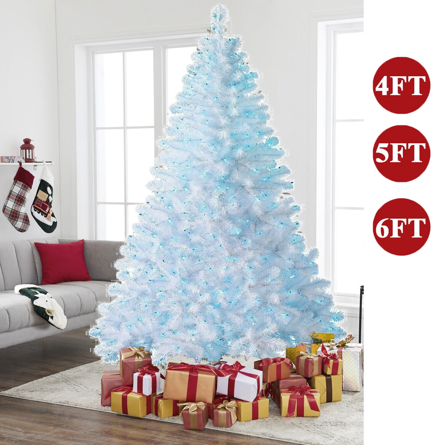 Christmas Trees Clearance, 4ft/5ft/6ft Artificial Christmas Tree ...