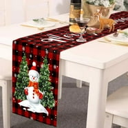 Saro Lifestyle Embroidered Christmas Table Runner - Walmart.com