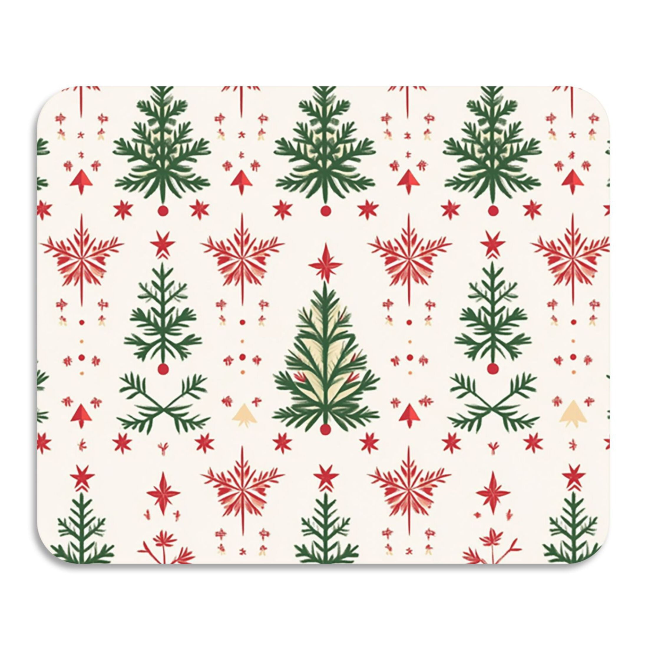 Christmas Trees and Snow Dish Drying Mat Water Absorbent Non Slip Heat ...
