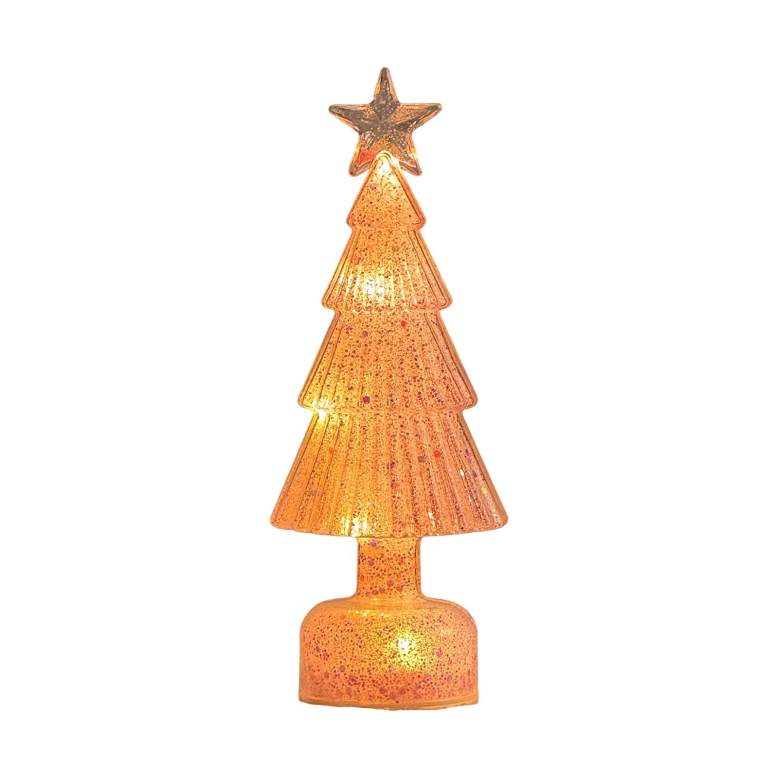 Christmas Trees with Lights Xmas Tree Statue Decor Small Tabletop ...