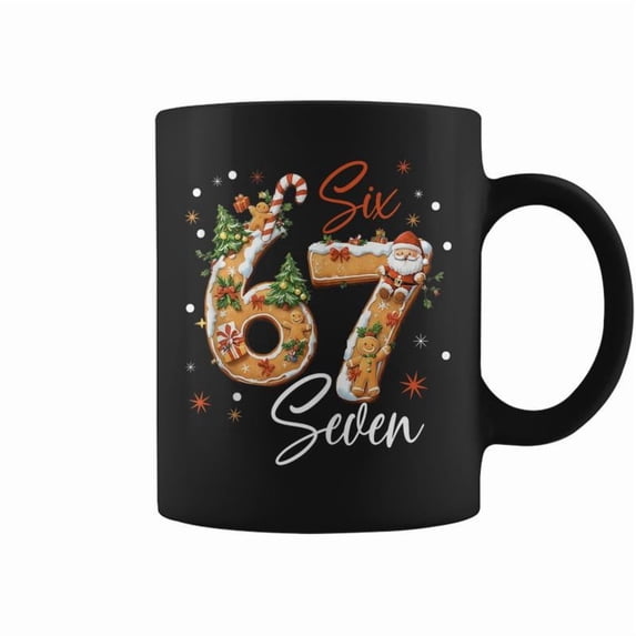 Christmas Trending Meme Saying 6 7 Meme Costume Xmas Coffee Mugs ...