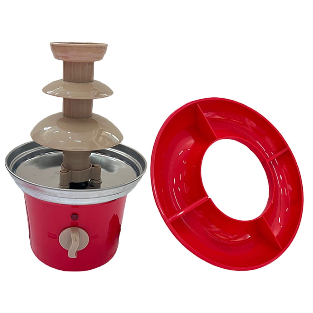 Christmas Triple Chocolate Fountain Machine Melting Tower Waterfall ...