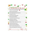 Christmas Trivia Game Cards Version 1 (25 Pack) Festive Holiday Party ...