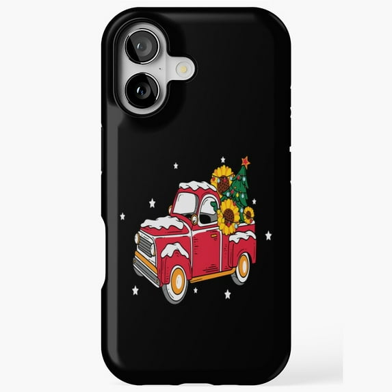 Christmas Truck Pine Tree Pickup Farmhouse Winter Case with iPhone 17 ...
