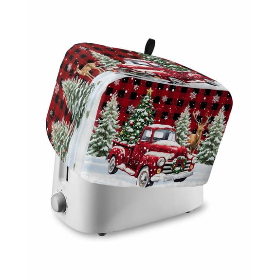 Christmas Truck Toaster Cover 2 Slice, Small Kitchen Appliance Covers ...