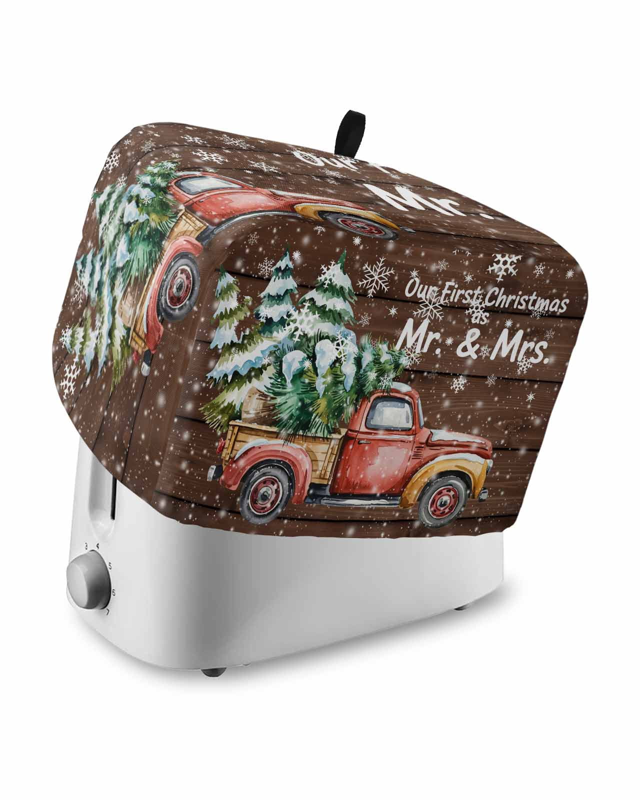 Christmas Truck Toaster Cover 4 Slice, Large Kitchen Appliance Covers ...