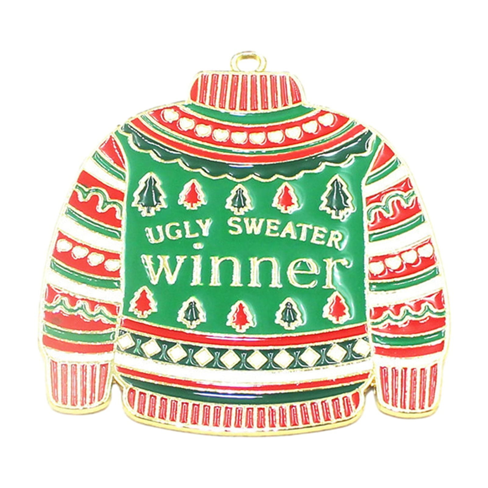Christmas Ugly Sweater Medal Christmas Style Neck Wear Award Contest ...