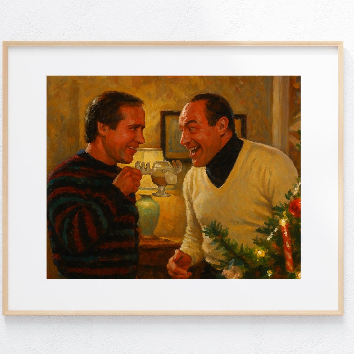 Christmas Vacation Art Print Acrylic Painting Movie Poster Illustration ...