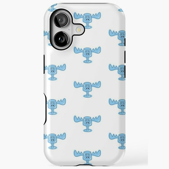 Christmas Vacation Eggnog Moose Quote Phone Case with iPhone 17 to 11 ...