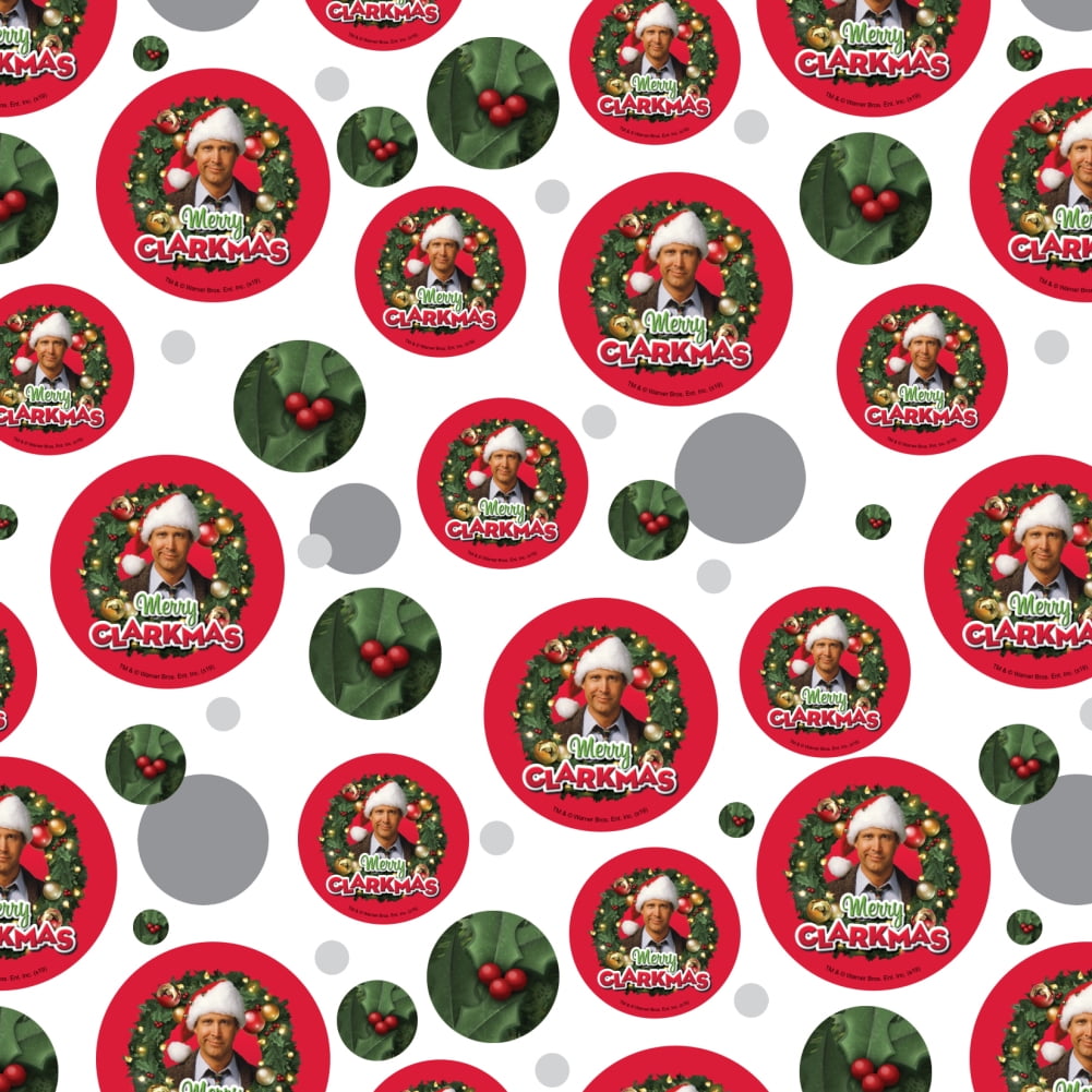 Christmas Vacation Merry Clarkmas Premium Gift Wrap Wrapping Paper Roll ...