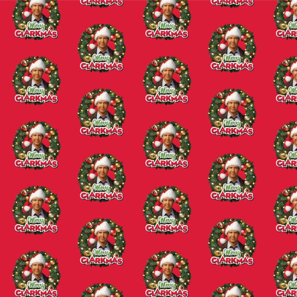 Christmas Vacation Merry Clarkmas Premium Roll Gift Wrap Wrapping Paper ...