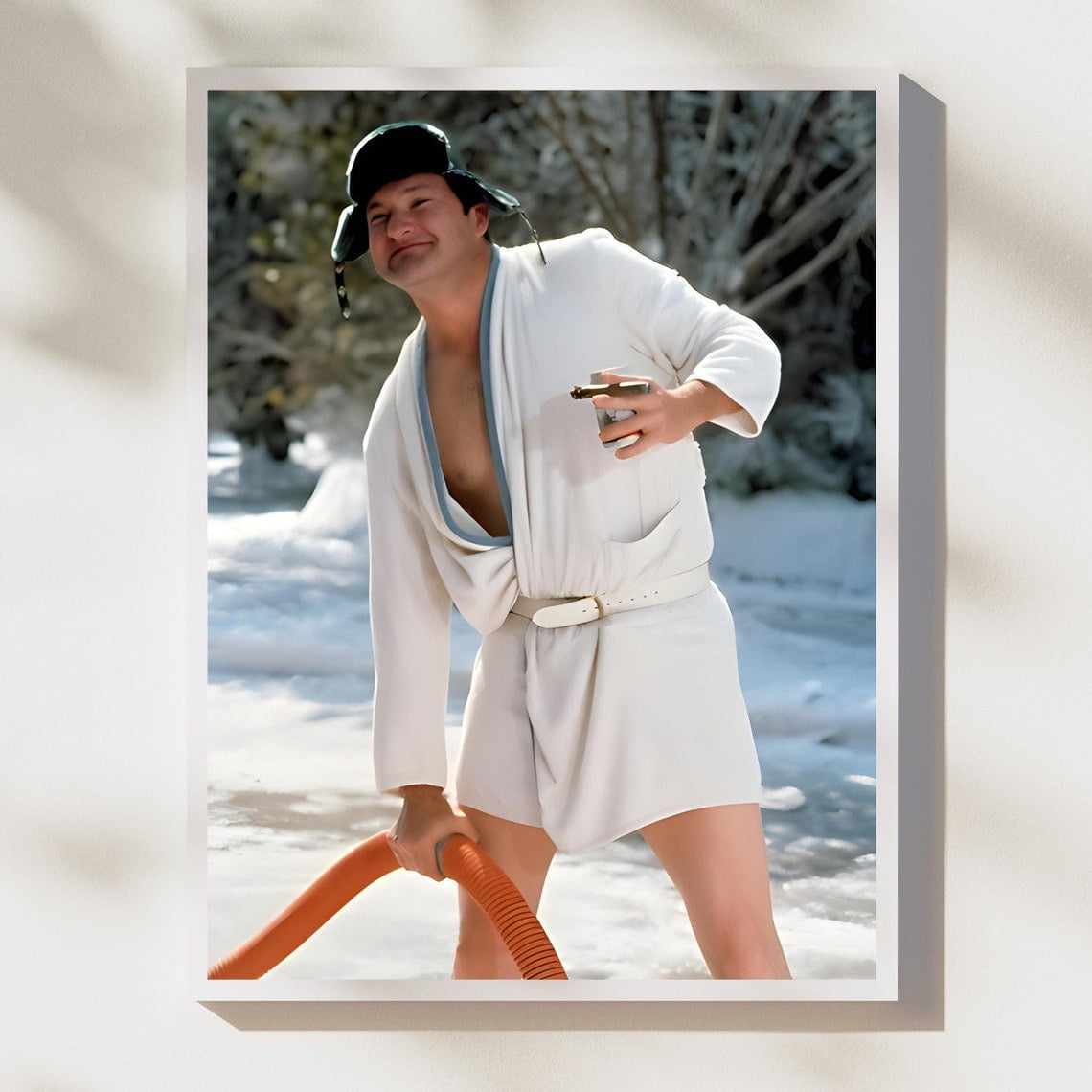 Christmas Vacation Movie Poster, Funny Bathroom Print, Cousin Eddie Poster, Comdey, Funny Home ...