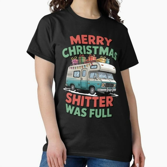 Christmas Vacation RV Funny Holiday Meme Cartoon H6650 T-Shirt, for Men ...