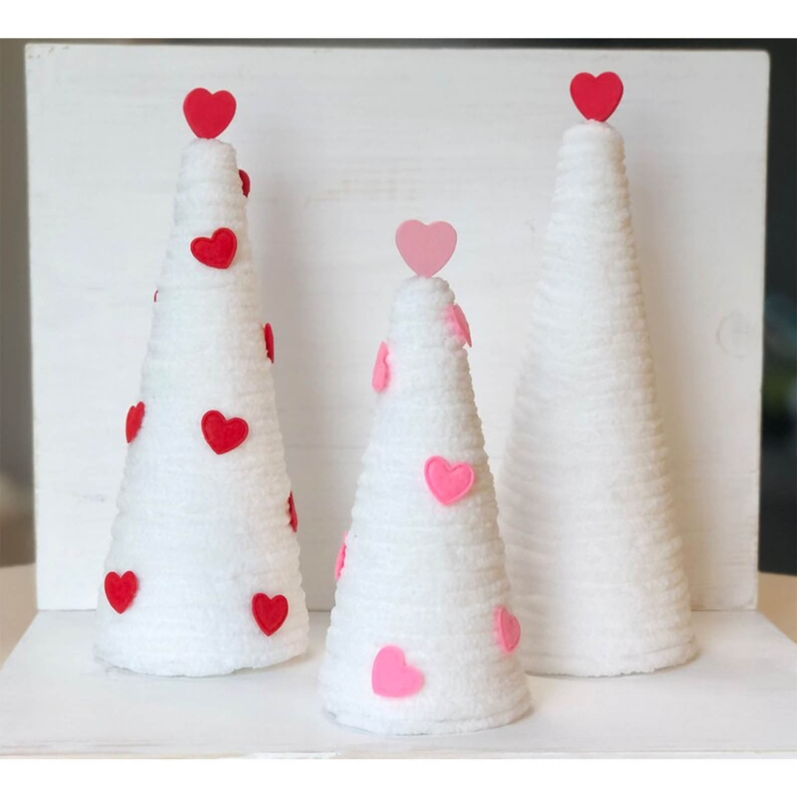Christmas Valentine's Day Heart Tree Table Shelf Ornament, Party ...