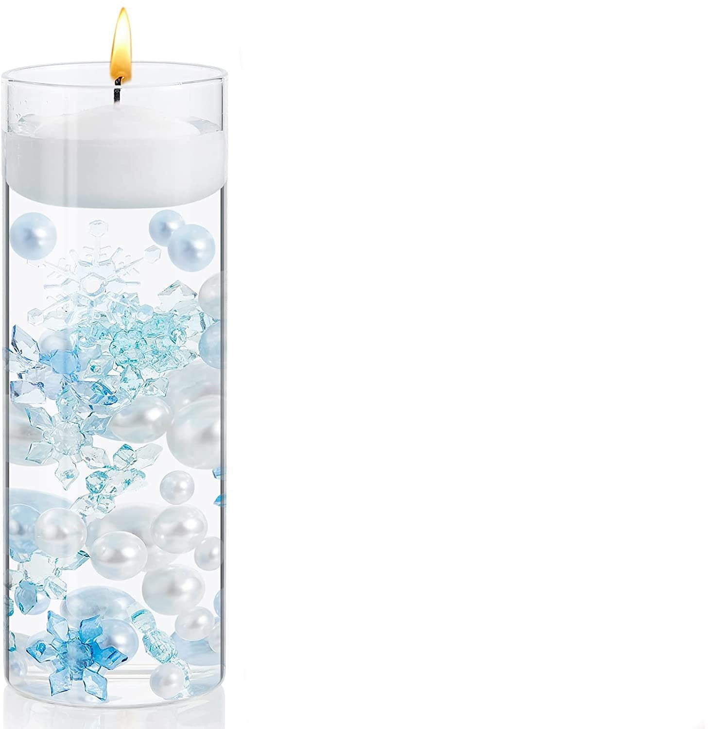 Christmas Vase Filler Set for Centerpieces – Holiday Candle Holder ...