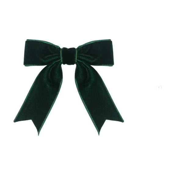 Christmas Velvet Ribbon Bow Red and Green Handmade Gift Box Decoration ...