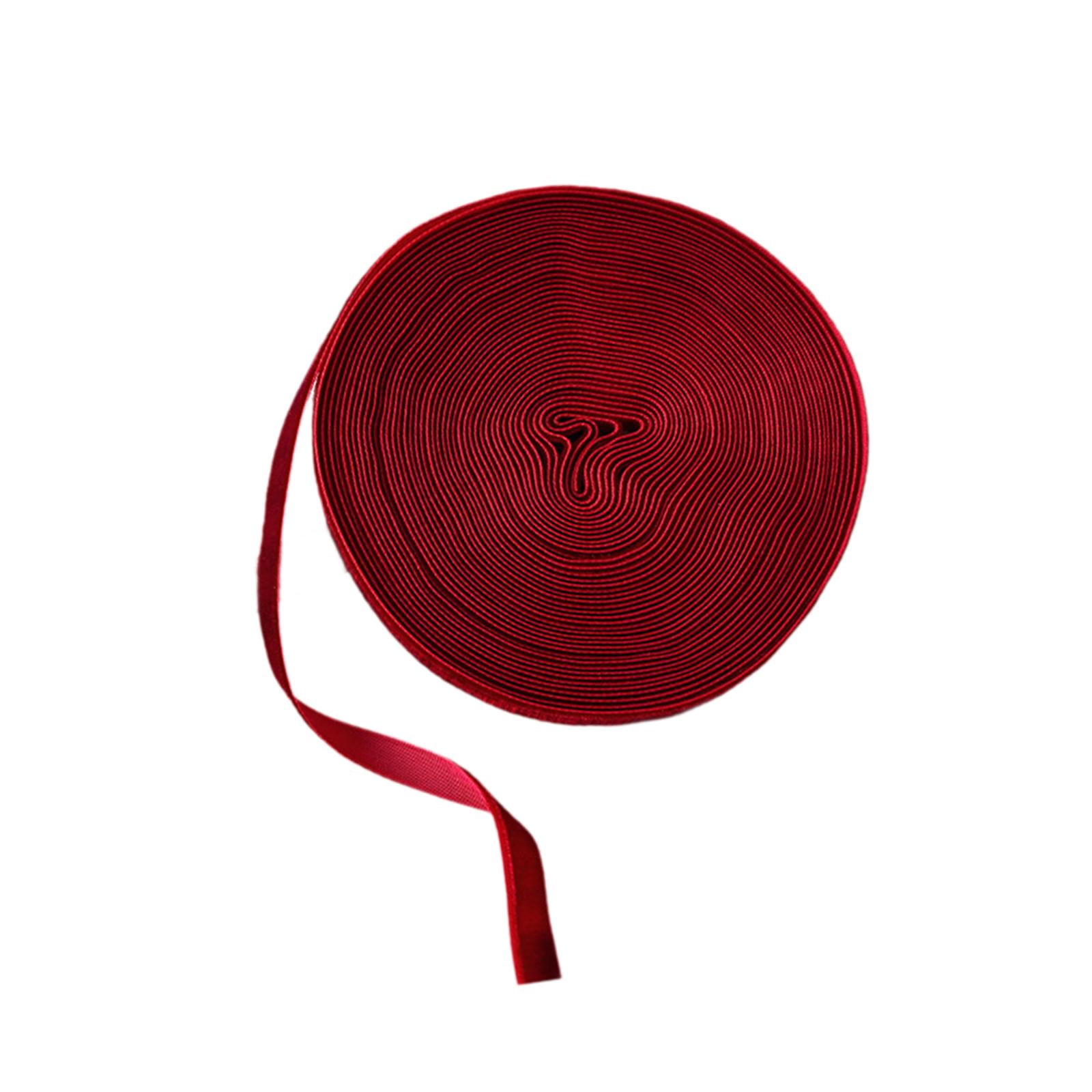 Christmas Velvet Ribbon Gift Wrapping Ribbon Thin Ribbon Velvet Fabric ...