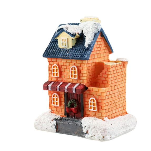 Christmas Village House Lighted Indoor Decorations Hunting Lodge with ...