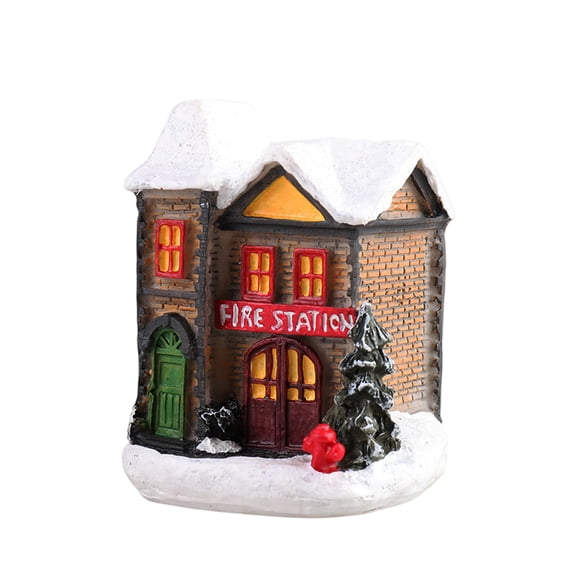 Christmas Village LED Lighted Village Houses,Christmas Village ...