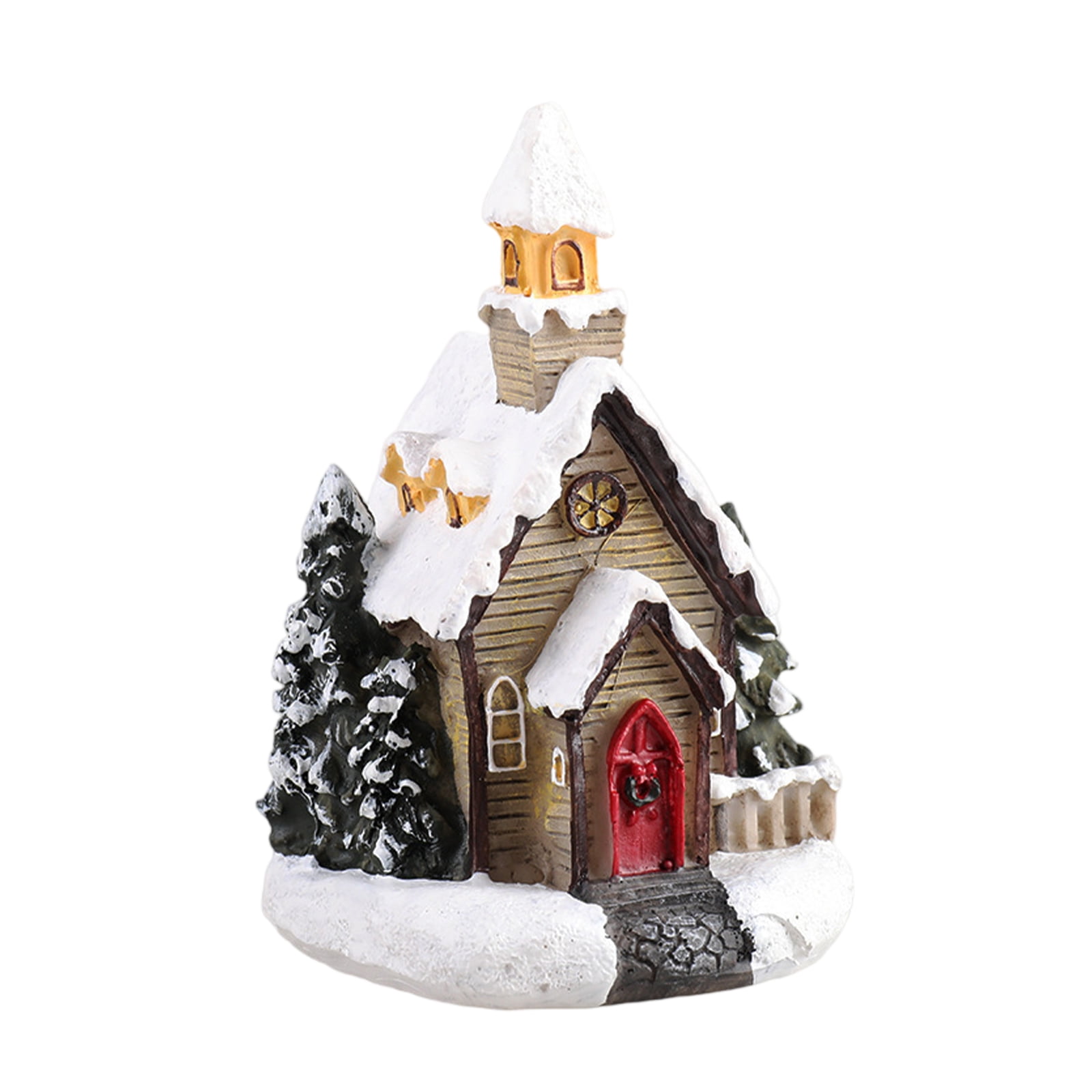 Christmas Village Led Lighted Houses With Detailed Design, Indoor ...