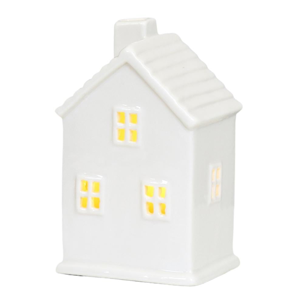 Christmas Village Sets,Ceramic LED Lighted Christmas Village Houses ...