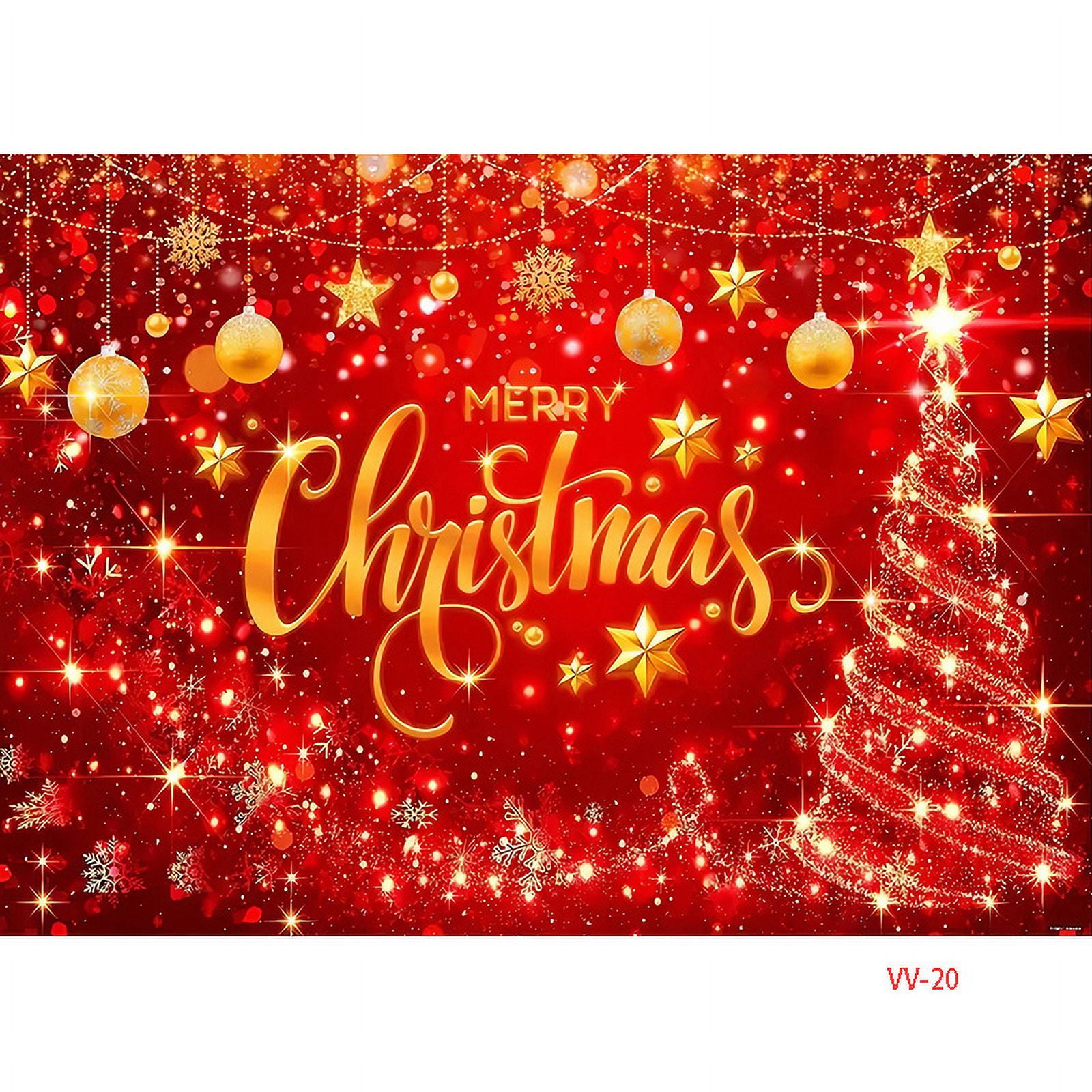 Christmas Village Wooden Gate Digital Photography Backdrop Prop Snow Party Celebration Studio ...