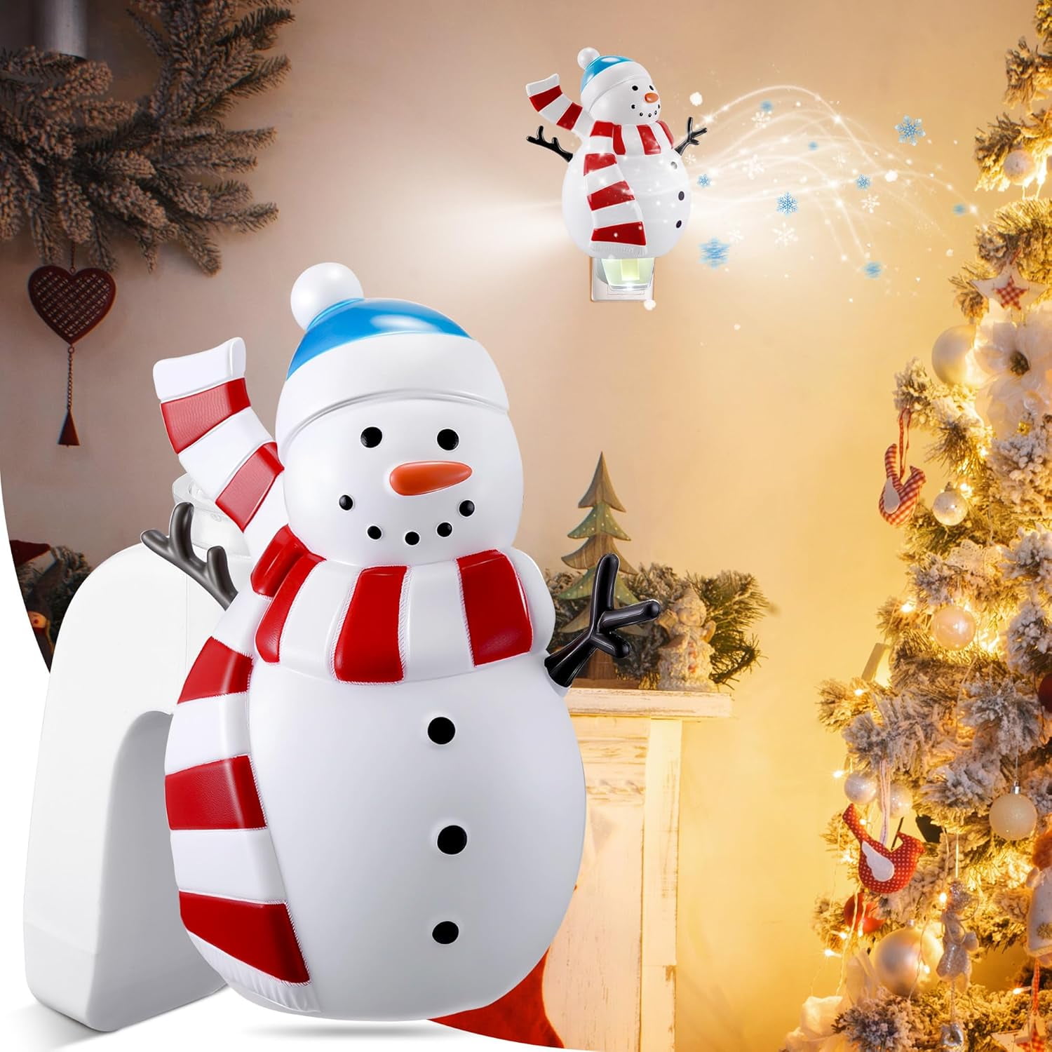 Christmas Wall Fragrance Plug in, Compatible with /Wallflowers Refills ...