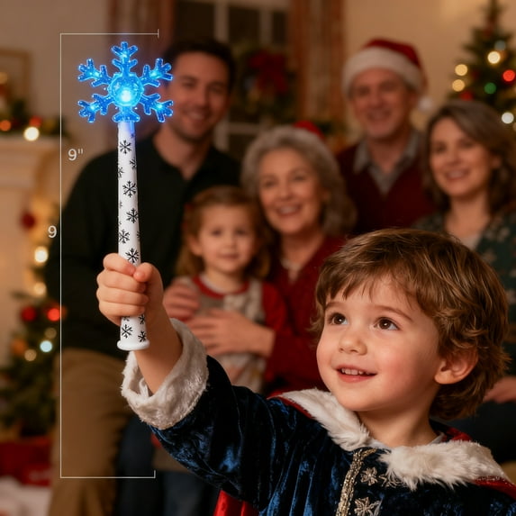 Christmas Wand Tree-Shaped with Star Glow, Red White Striped Light ...