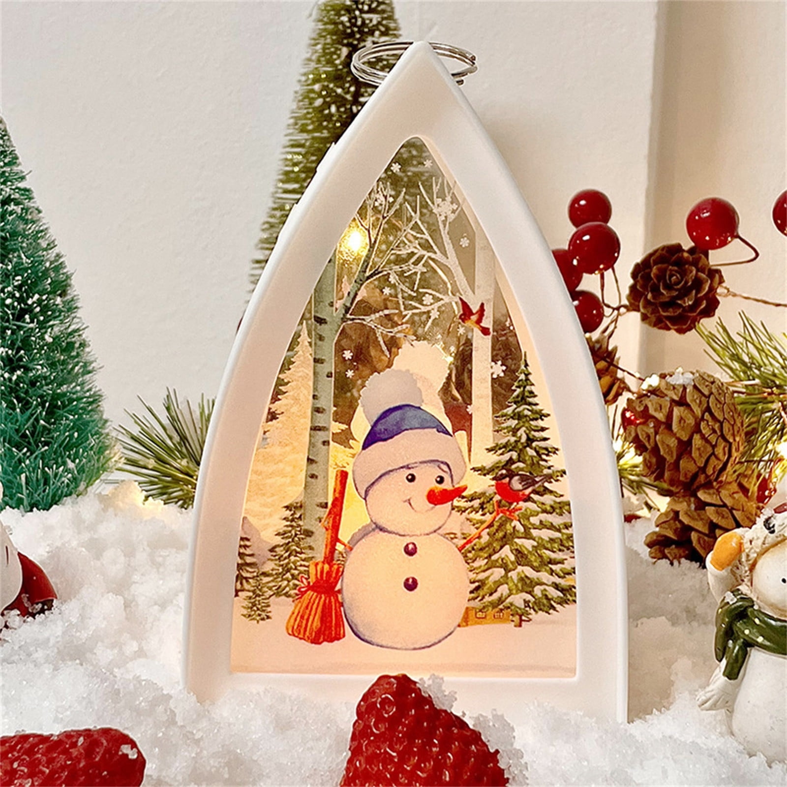 Christmas Water Injection LED Christmas Night Christmas Ornament Gift ...