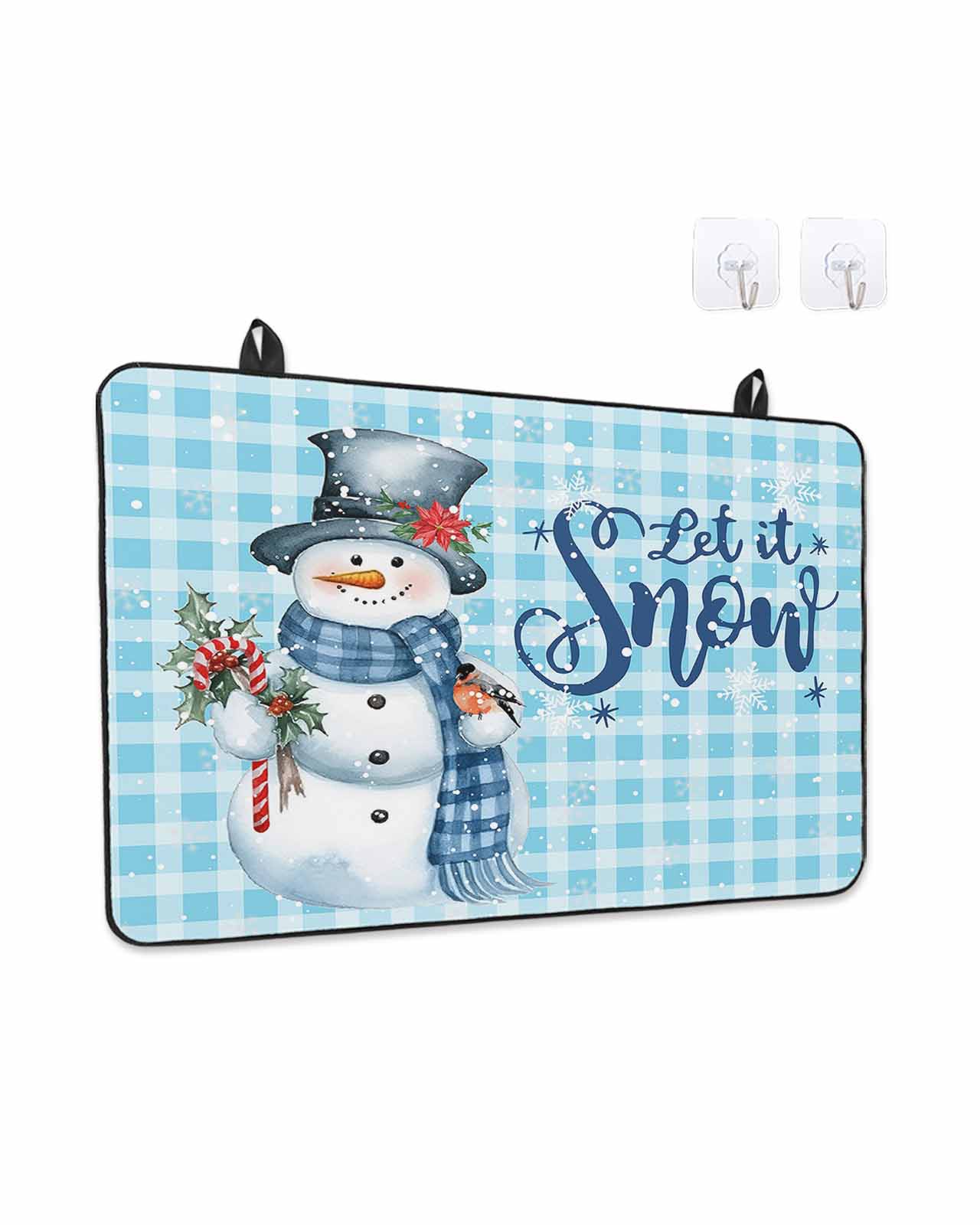 Christmas Watercolor Stove Top Covers for Electric Stove, 28'x20 ...