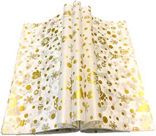 Christmas Wax Paper Sheets Gold Dot Wax Paper Deli Wraps Tray&Basket ...