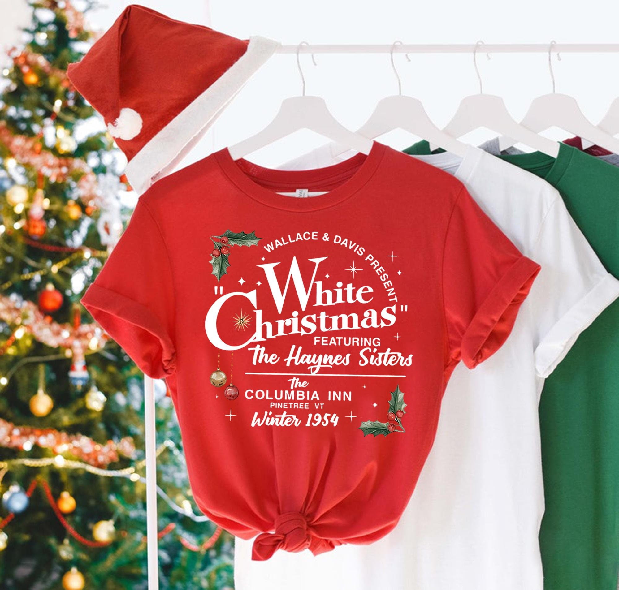 Christmas White Movie Shirt, Wallace and Davis T-Shirt, Haynes Sisters ...