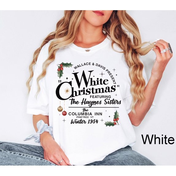Christmas White Movie Shirt, Wallace and Davis T-Shirt, Haynes Sisters ...