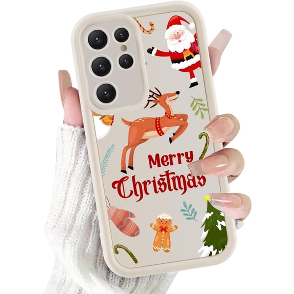 Christmas White Print Phone Case for Samsung Galaxy A16 5G 6.7", with ...