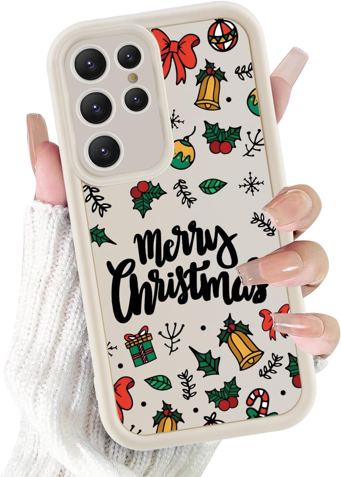 Christmas White Print Phone Case for Samsung Galaxy A53 5G 6.5", with ...