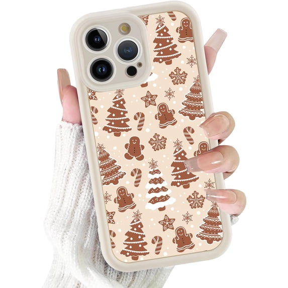 Christmas White Print Phone Case for iPhone 14 Pro 6.1", with ...
