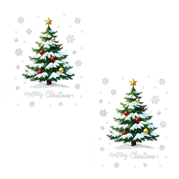 Christmas Window Clings Christmas Window Decorations Stickers Xmases ...