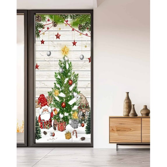 Christmas Window Privacy Film Stained Glass Window Film Decorative ...