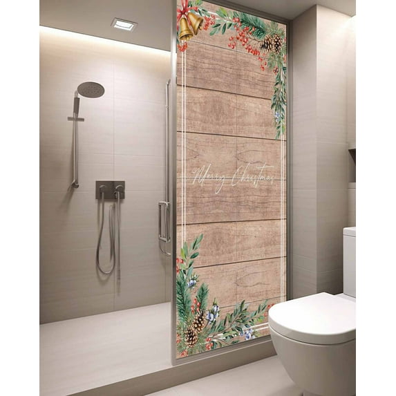 Christmas Window Privacy Film Stained Glass Window Film Decorative ...