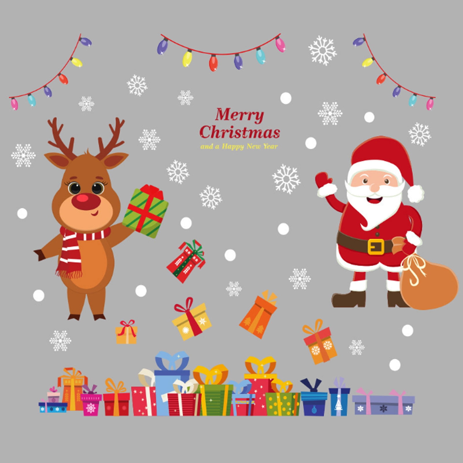 Christmas Window Spray Snow For Windows Stickers Decals Christmas ...