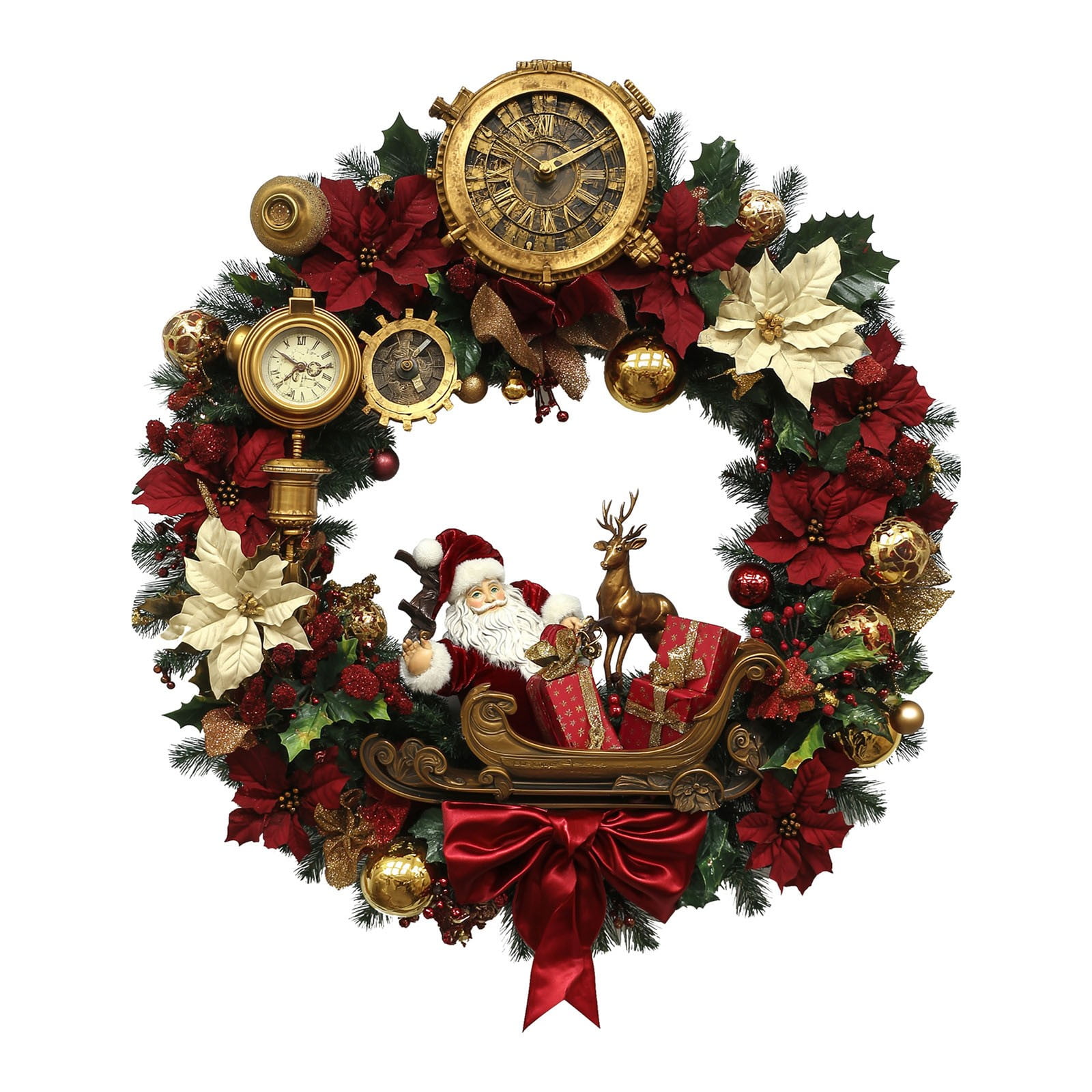 Christmas Window Stickers 3D Garland Hanging Decoration for Party Door ...