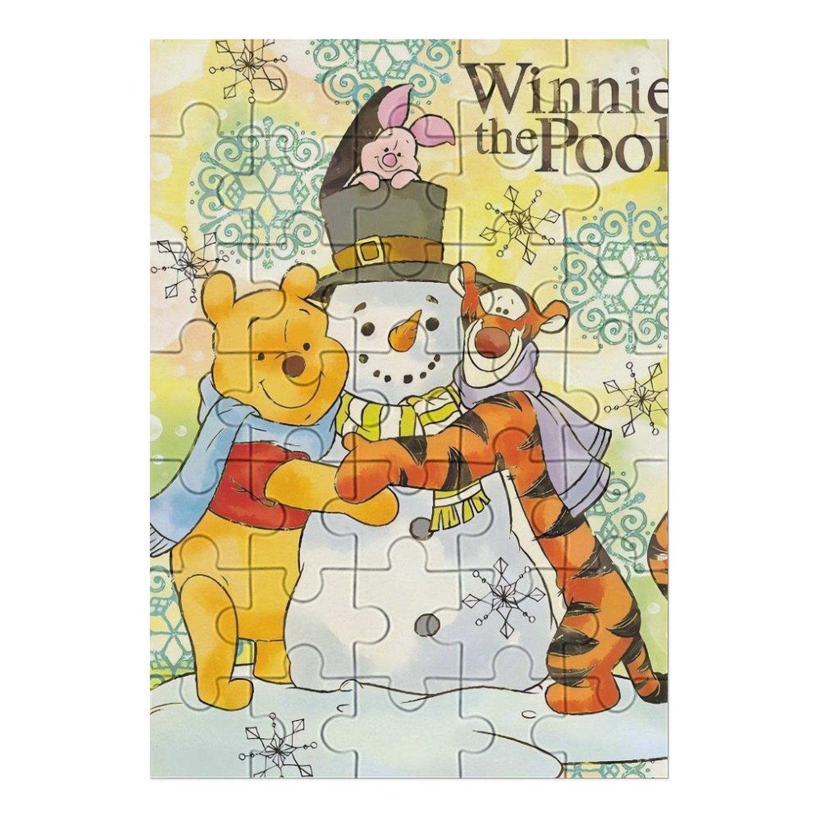 Christmas Winnie The Pooh Merch Christmas Winnie The Pooh Puzzles for ...