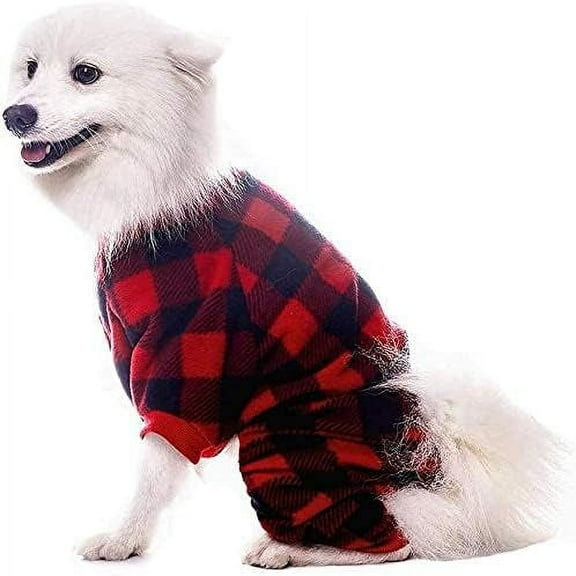 erfcxs Cozy Winter Dog Sweater Warm Puppy Pajamas Soft Pet Clothes ...